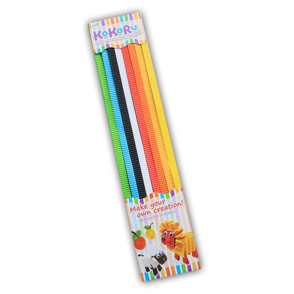 Jual Kokoru Color Corrugated Paper Ichigo / Kertas Kokoru Panjang ...