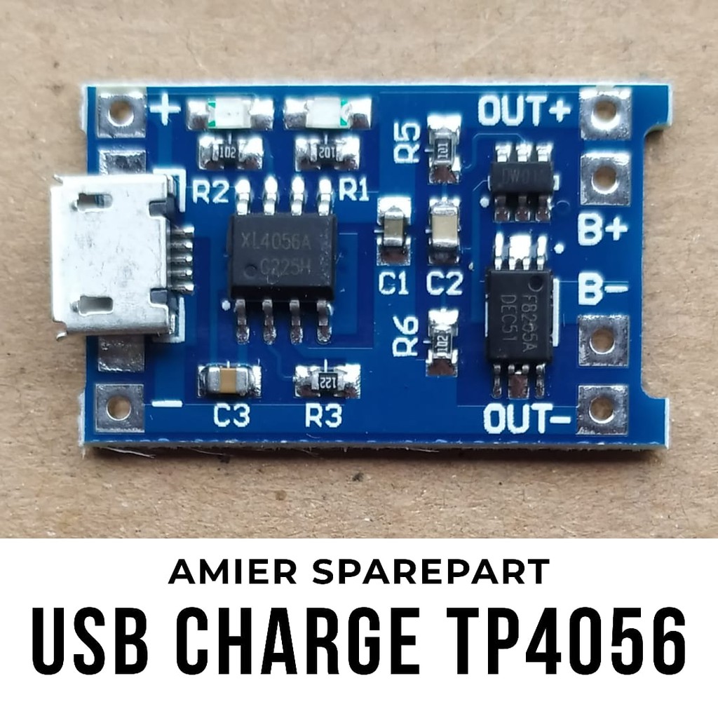 Jual TP4056 TP 4056 1A Micro USB Lithium Charging Module With Charge ...