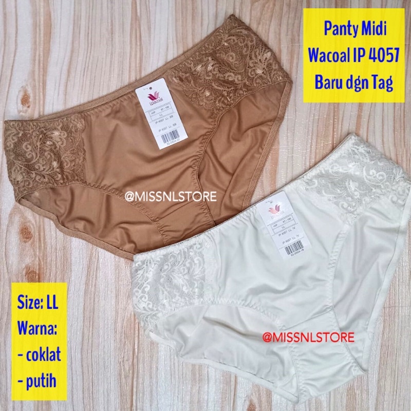 Jual Celana Dalam Wacoal Basic Collection Panty IP 4057 Baru Dgn Tag | Shopee Indonesia