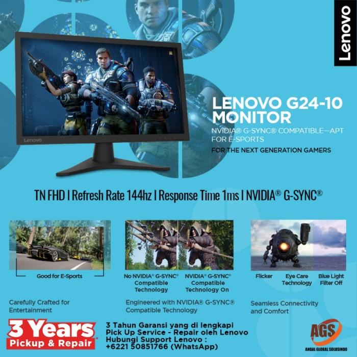 Jual Lenovo G24 - 10 24 Inch FHD 144Hz GSync Nvidia Gaming Monitor ...