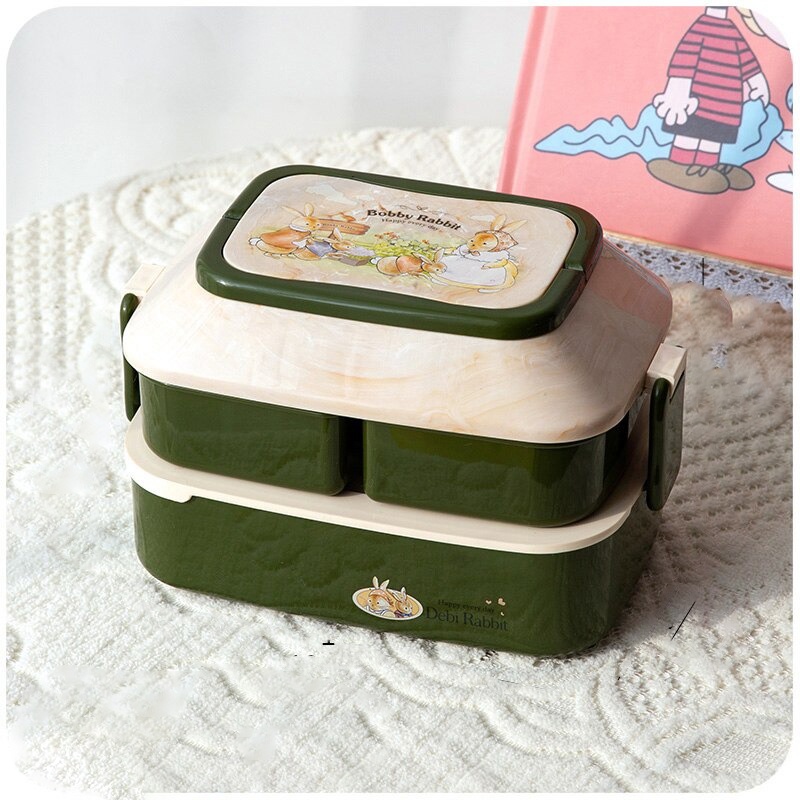 Jual Kotak Makan 2 Layer Healthy Bento Lunch Box 850ml | Shopee Indonesia