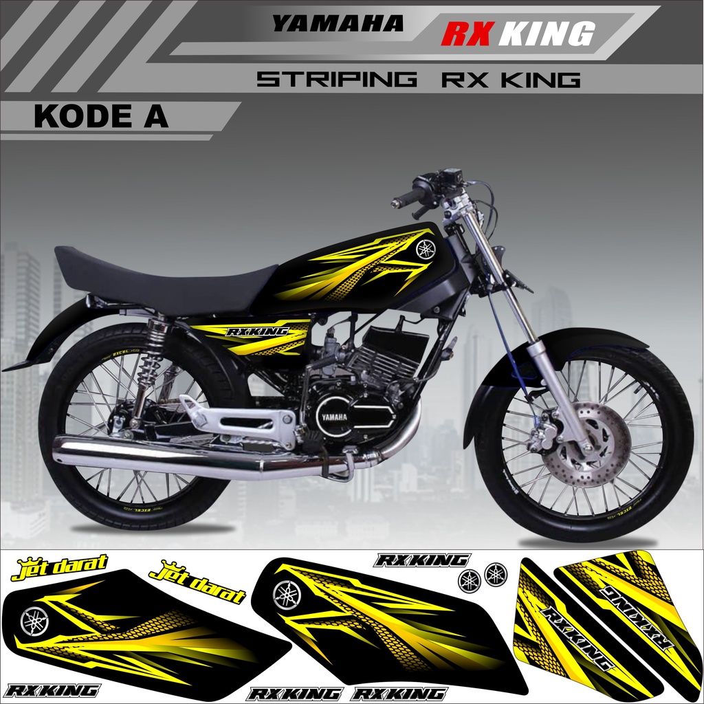 Jual Striping Rx King Variasi/ Stiker Rx King kode A | Shopee Indonesia