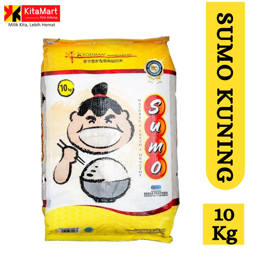 Jual Beras sumo Premium 20 kg, 10 kg, 5 kg Merah dan Kuning | Shopee ...