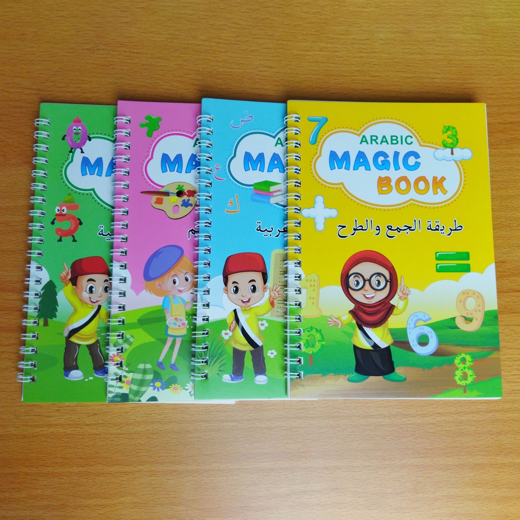 Jual Sank Magic Copy Book Preschool Arabic Hijaiyah Magic Copy Book ...