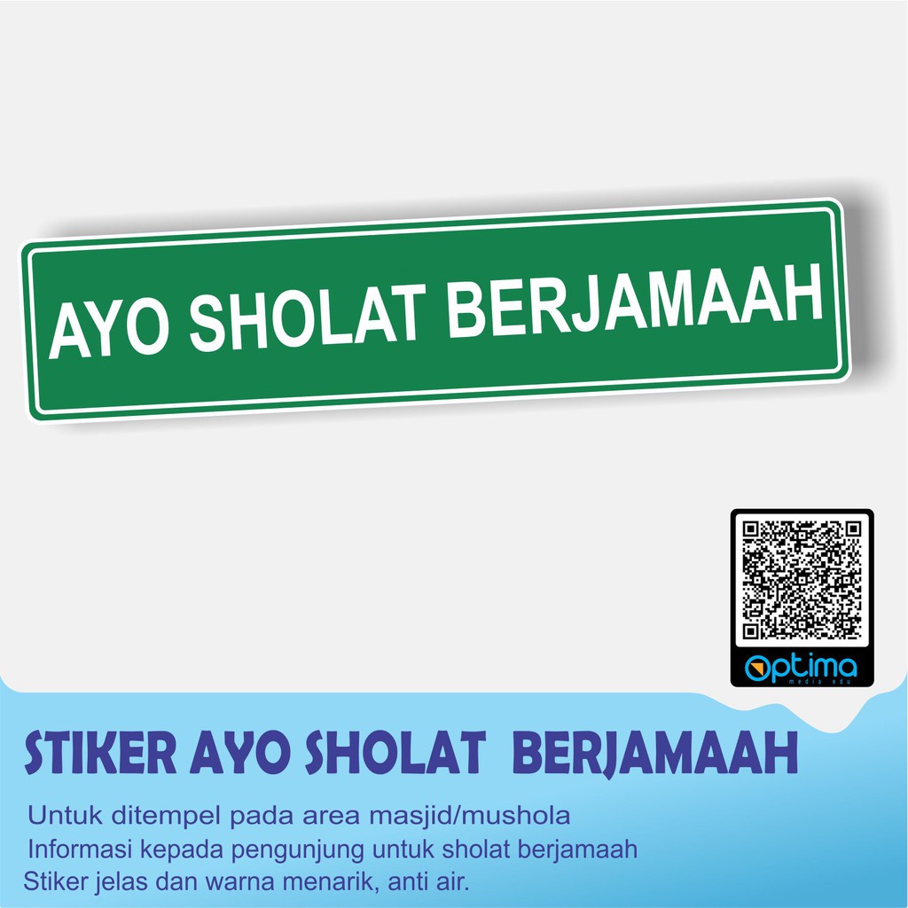 Jual STIKER AYO SHOLAT BERJAMAAH | Shopee Indonesia
