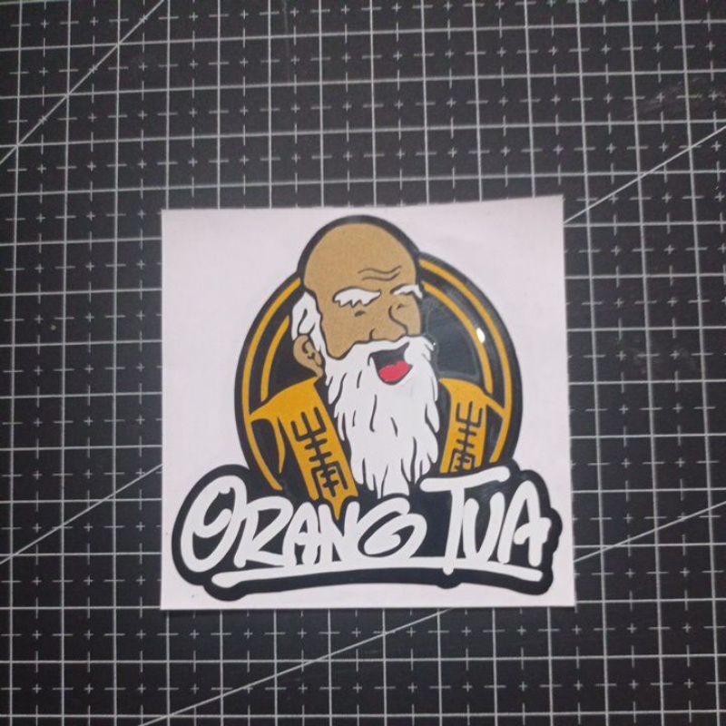 Jual sticker orang tua cutting | Shopee Indonesia