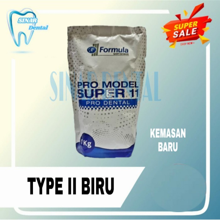 Jual behel- dental gips stone moldano probase bahan cetak gigi merah ...