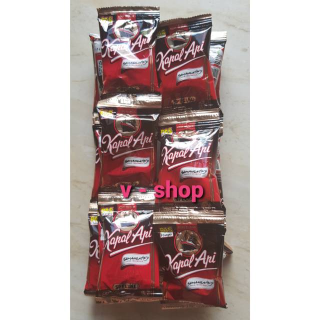 Jual Kopi Kapal Api Mini 6,5 gram (10 sachet) | Shopee Indonesia