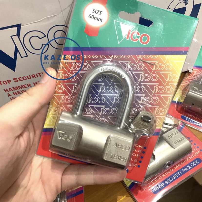 Jual ASLI 100% GEMBOK VICO 40 MM 50 MM 60 MM - PINTU PAGAR BALOK LEHER ...