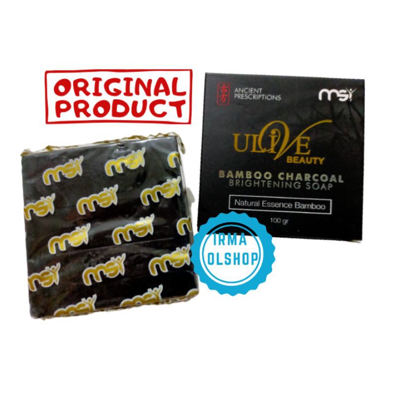 Jual SABUN BAMBOO CHARCOAL BRIGHTENING SOAP ORIGINAL MSI | Shopee Indonesia