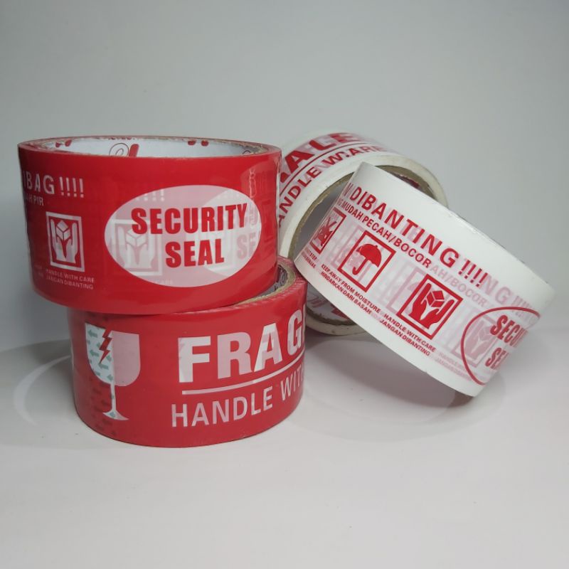 Jual lakban fragile packing handle with care | Shopee Indonesia