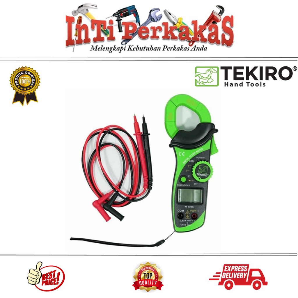 Jual TEKIRO DIGITAL CLAMP METER / TANG AMPERE DIGITAL ALAT PERTUKANGAN ...