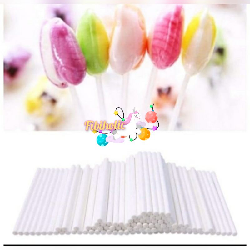 Jual Stik lolipop/stik permen/stik coklat/stik lolipop warna putih isi ... Jual Stik lolipop/stik permen/stik coklat/stik lolipop warna putih isi ...