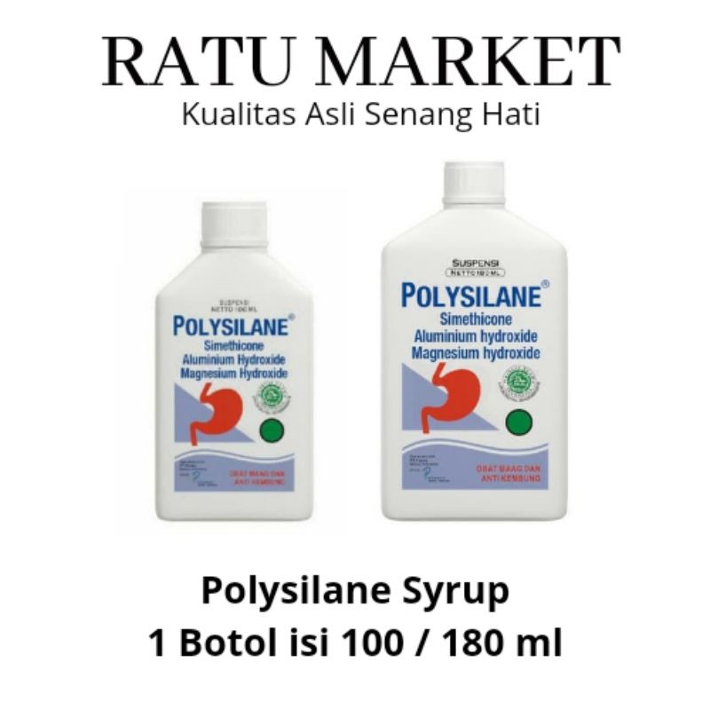 Jual Polysilane syrup isi 100ml/180ml Obat Maag dan Kembung | Shopee ...