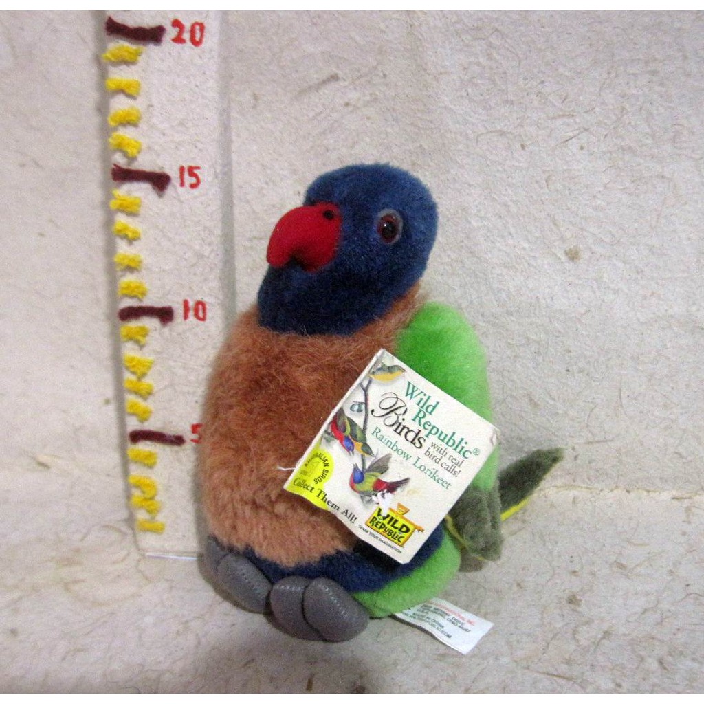 Jual Boneka Burung Kakatua Perkici pelangi Rainbow lorikeet Original ...