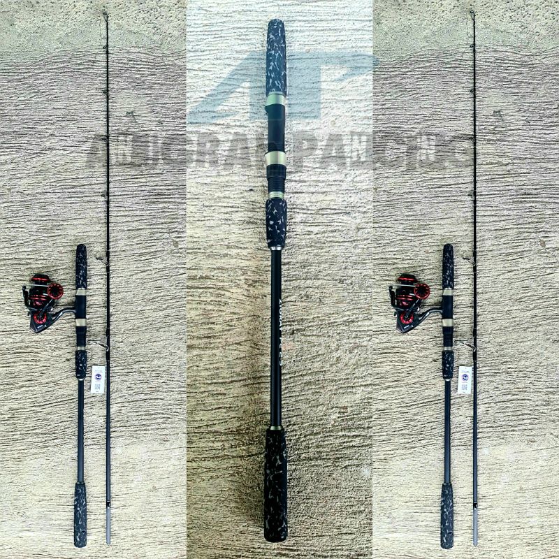 Jual SET ALAT PANCING LAUT SALT WATER KENZI MAX DRAG 15 KG...FUJI ...