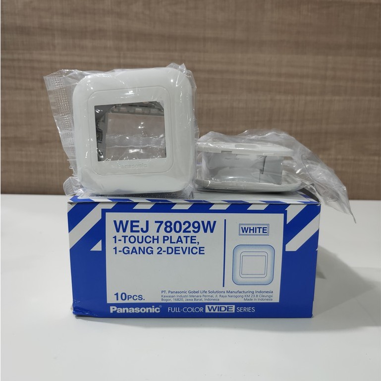 Jual Panasonic Frame Seri 1 Gang 2 Device White (WEJ-78029W) | Shopee ...
