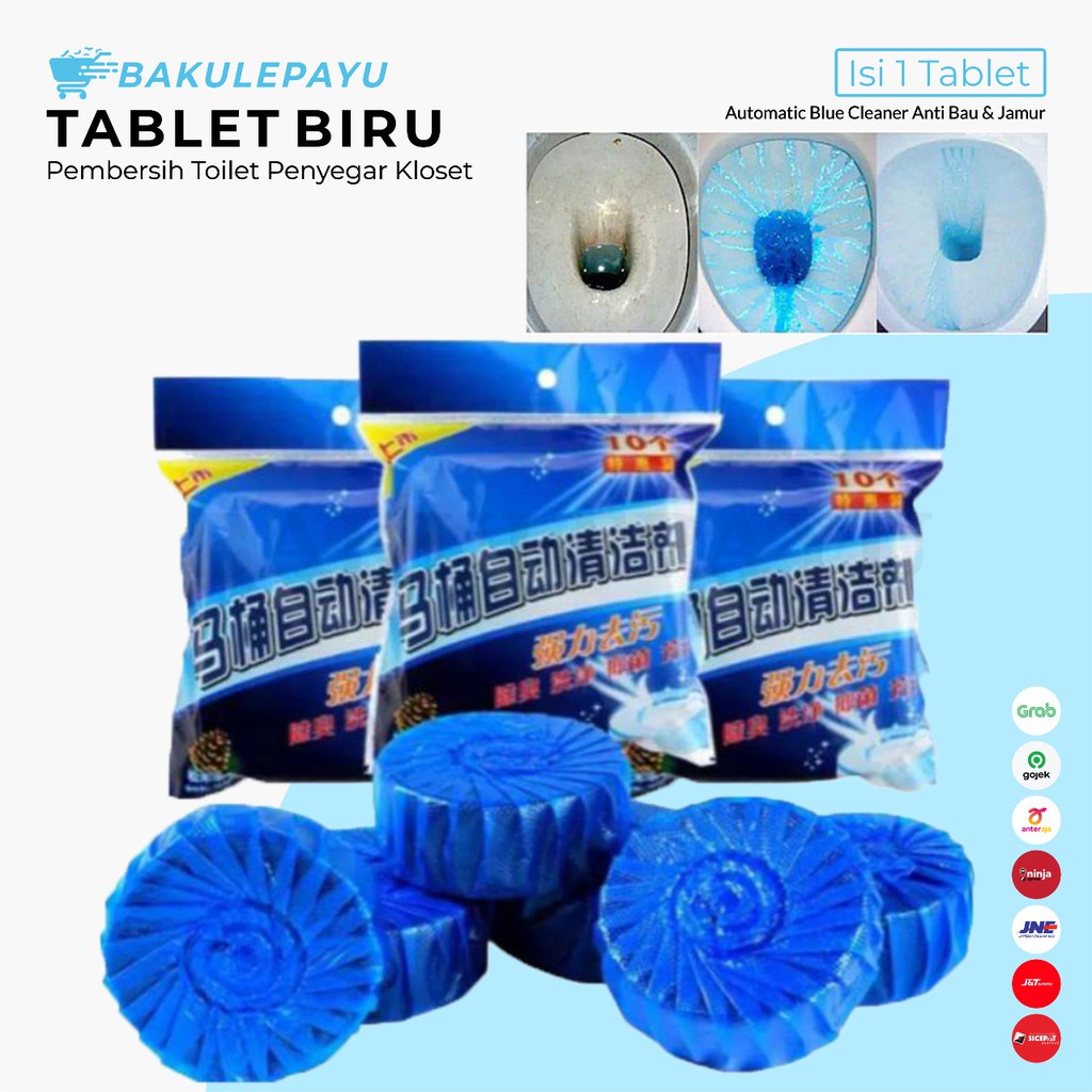 Jual TABLET BIRU PEMBERSIH WC PENYEGAR PEWANGI TOILET WC KLOSET ...