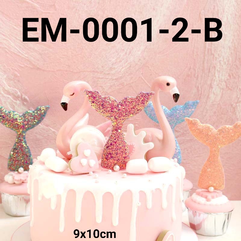 Jual GR-EM-0001 Cake topper hiasan kue ekor ikan duyung mermaid laut | Shopee Indonesia