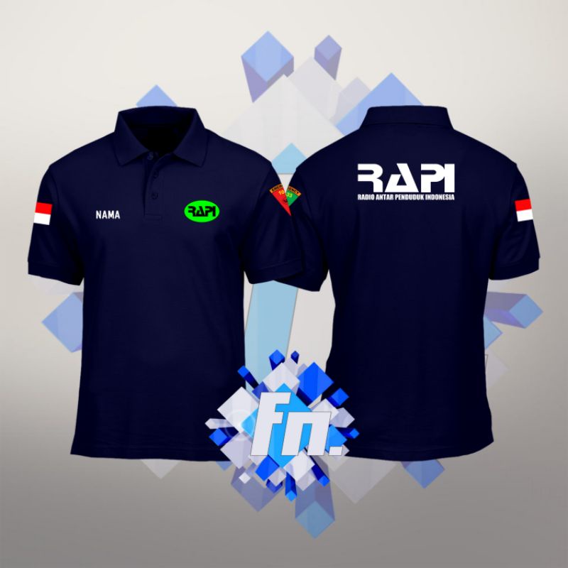 Jual KAOS POLO SHIRT LENGAN PENDEK KOMUNITAS / ORGANISASI RAPI RADIO ...