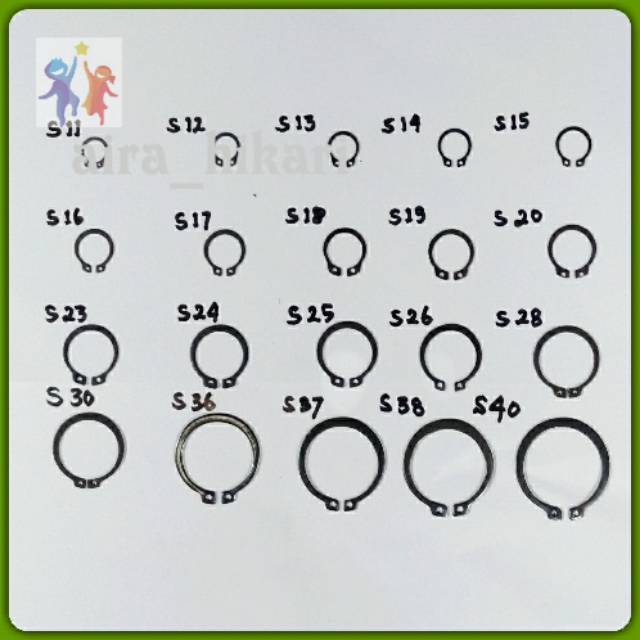 Jual Snap Ring S 24 Circlip merk ADT | Shopee Indonesia