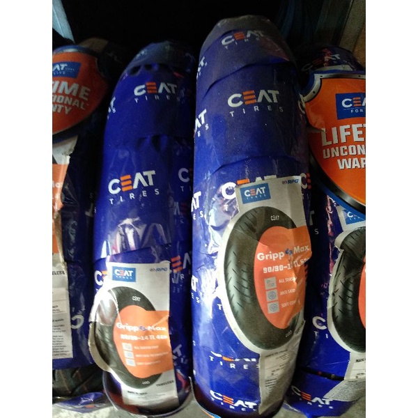Jual Paket Ban Import Motor Matic // CEAT LIFE MAX Dan GRIPP MAX 80/90 ...