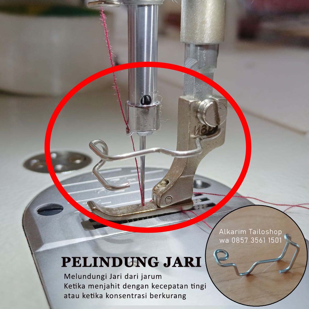Jual KAWAT PELINDUNG JARI DARI JARUM UNTUK MESIN JAHIT HIGSHPEED ...