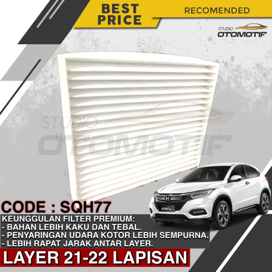 Jual PREMIUM FILTER AC HRV SQH77 / FILTER AC HRV PREMIUM 1 PCS | Shopee ...