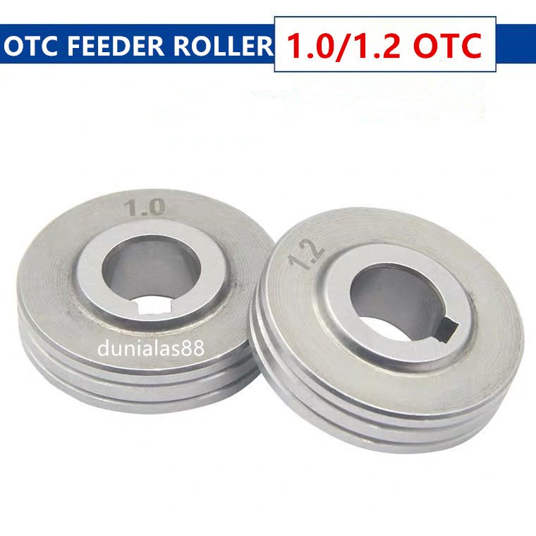 Jual Roller Wire Feeder Wheel Type OTC 1.0-1.2mm MIG Welding Feed Roll ...