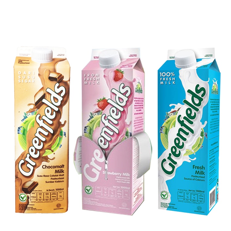 Jual Greenfields Susu Segar Pasteurisasi Fresh Milk All Variant ...