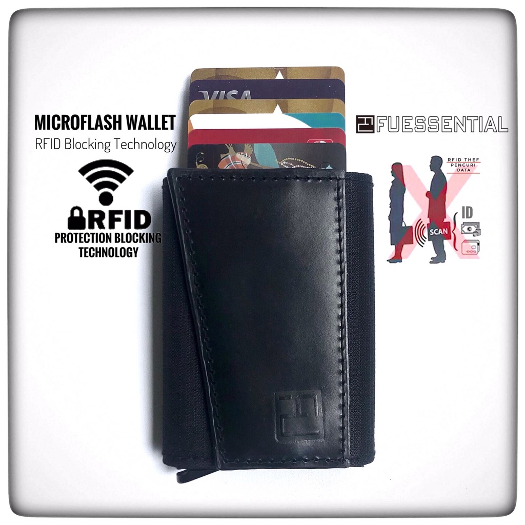 Jual Fuessential Micro FlashWallet RFID Protection System Dompet Speed ...
