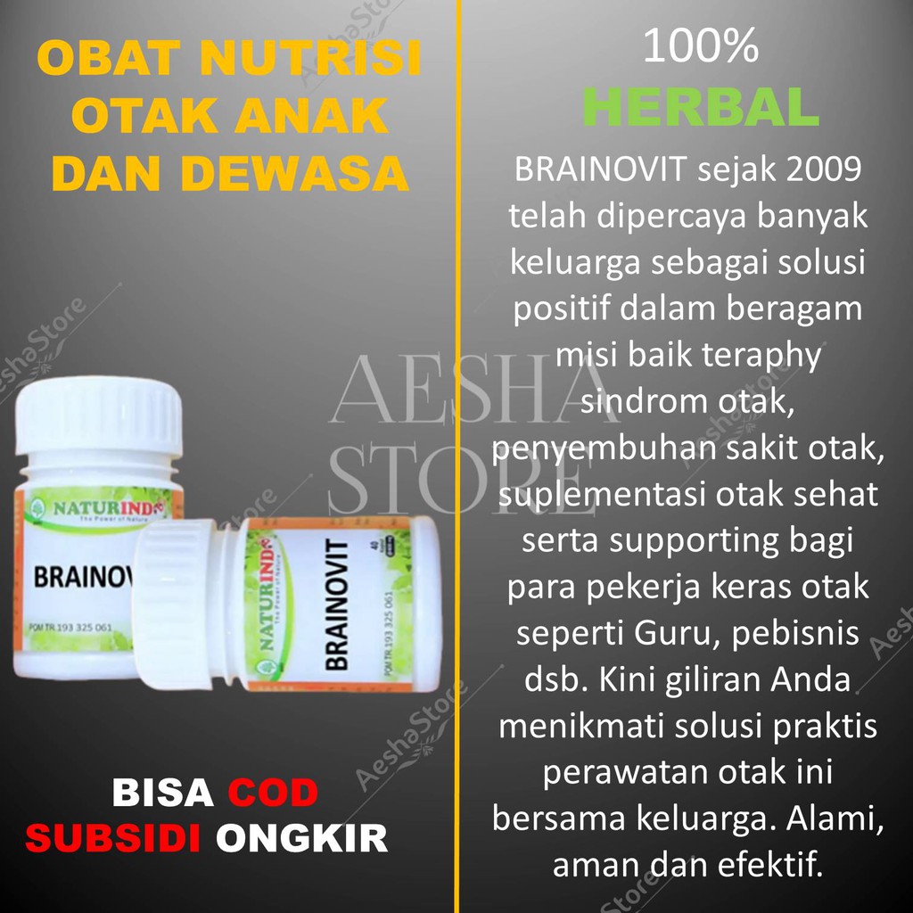 Jual BRAINOFIT OBAT NUTRISI OTAK UNTUK ANAK DAN DEWASA NUTRISI OTAK ...