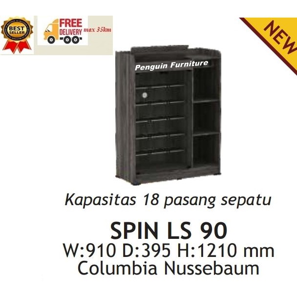 Jual Rak sepatu sandal / Lemari sepatu sandal Activ SPIN LS 90 (drop ...