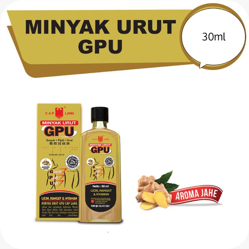 Jual GPU jahe 30ml | Shopee Indonesia