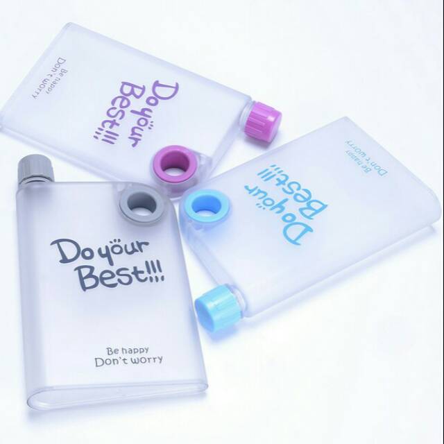 Jual New Memo Bottle Do Your Best Doff // Botol Minun Plastik ...