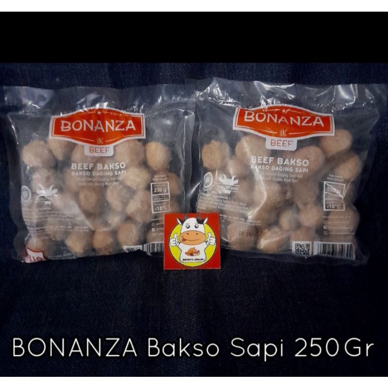 Jual BONANZA BAKSO SAPI 250 GR -BEEF BAKSO - FROZEN FOOD - BRONTZ JOGJA ...