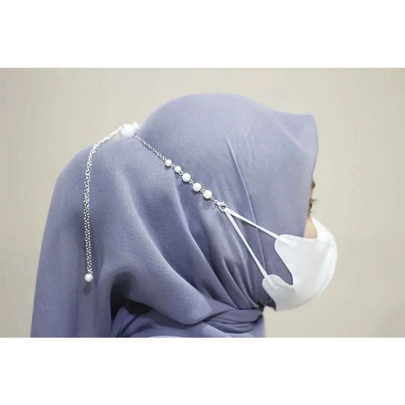 Jual Strap Mask 2in1/ Kalung Masker/ Strap Masker Hijab/ Tali Masker ...