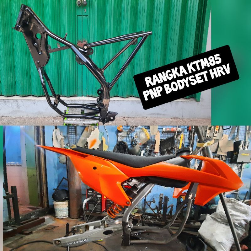 Jual rangka ktm 85 pnp bodyset hrv dan bisa untuk smeua mesin motor indonesia frame ktm | Shopee ...