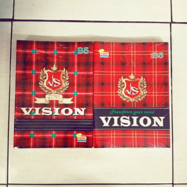 Jual ~ BUKU TULIS BOXY VISION B5 ~ Isi 42 lembar ( per pack isi 6 buku ...
