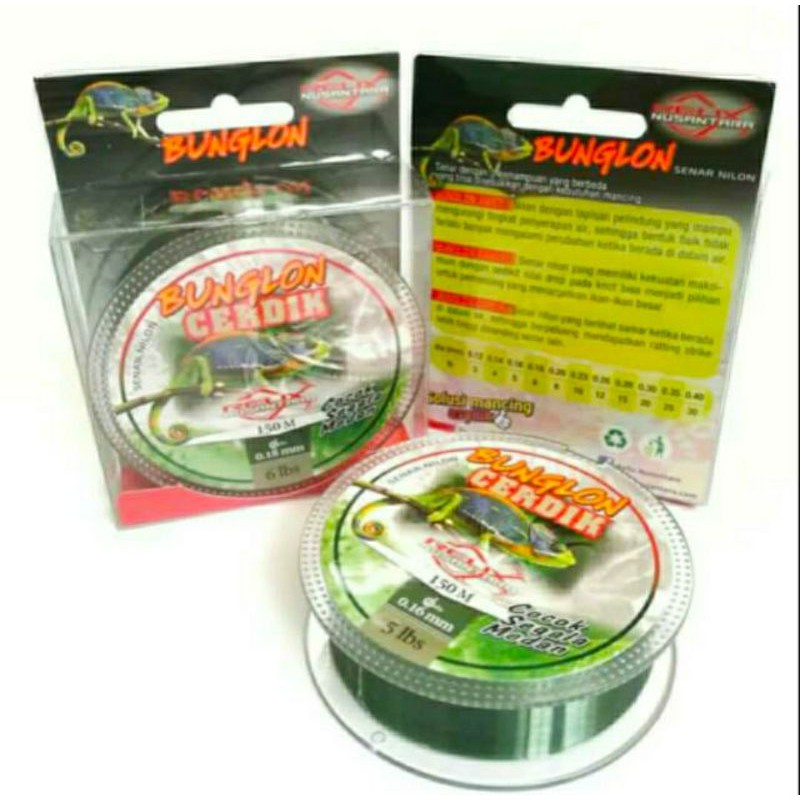 Jual Senar Pancing Nilon Relix Nusantara Bunglon cerdik 150 cm | Shopee ...
