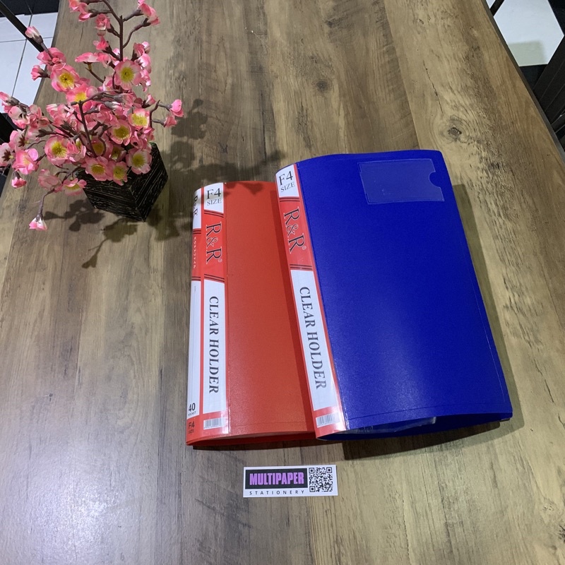 Jual Clear Holder File Dokumen Keeper Isi 20,40 & 60 Pocket Ukuran ...