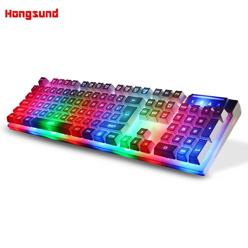 Jual Bebas ongkir Hongsund colorful Backlit Gaming Genuine Mechanical ...