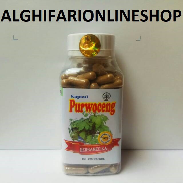 Jual KAPSUL PURWOCENG ORIGINAL ISI 120 KAPSUL HERBAMEDIKA HERBAL ...