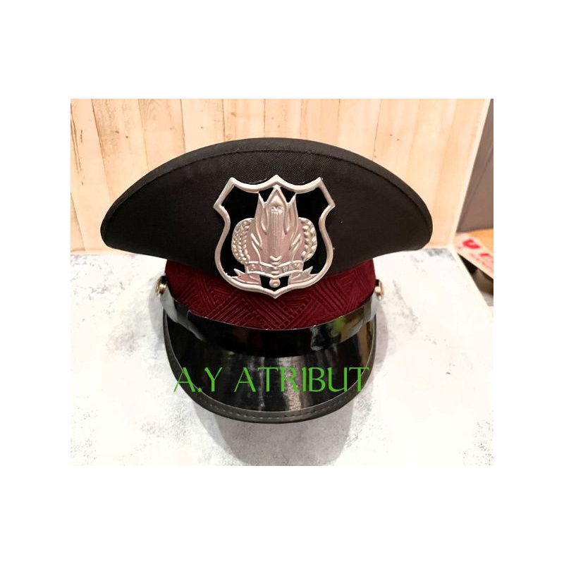 Jual Atribut PDL SATPAM( Topi Pet Satpam ) EXCLUSIVE | Shopee Indonesia