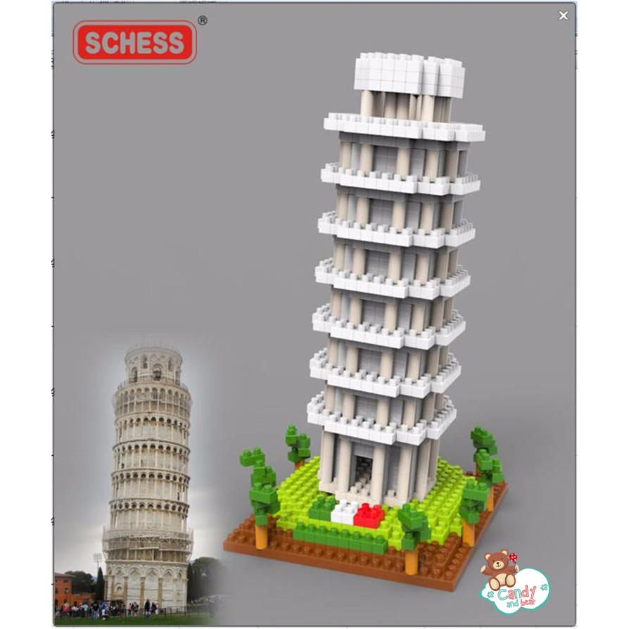 Jual Lego Menara Pisa Tower Arsitektur Terlaris | Shopee Indonesia