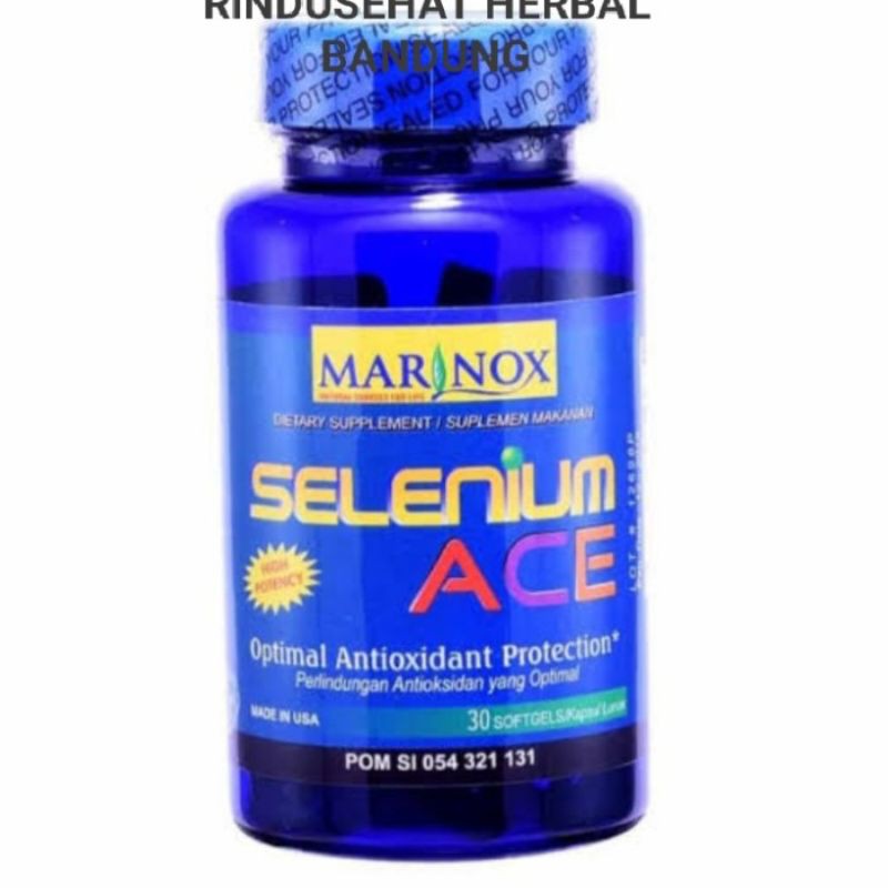 Jual MARINOX SELENIUM ACE 30softgel MARINOX vitamin a c e VITAMIN C RADIKAL BEBAS ANTIOKSIDAN ...
