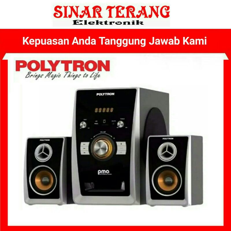 Jual POLYTRON SPEAKER PMA 9501 / PMA-9501 [BLUETOOTH / AUX / USB ...