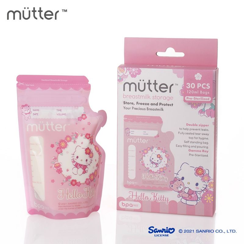 Jual Mutter Kantong Asi Hellokitty Pink 120 ml | Shopee Indonesia