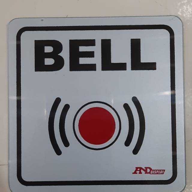 Jual Plat pvc BELL , sign label pvc BELL uk 10x10cm | Shopee Indonesia