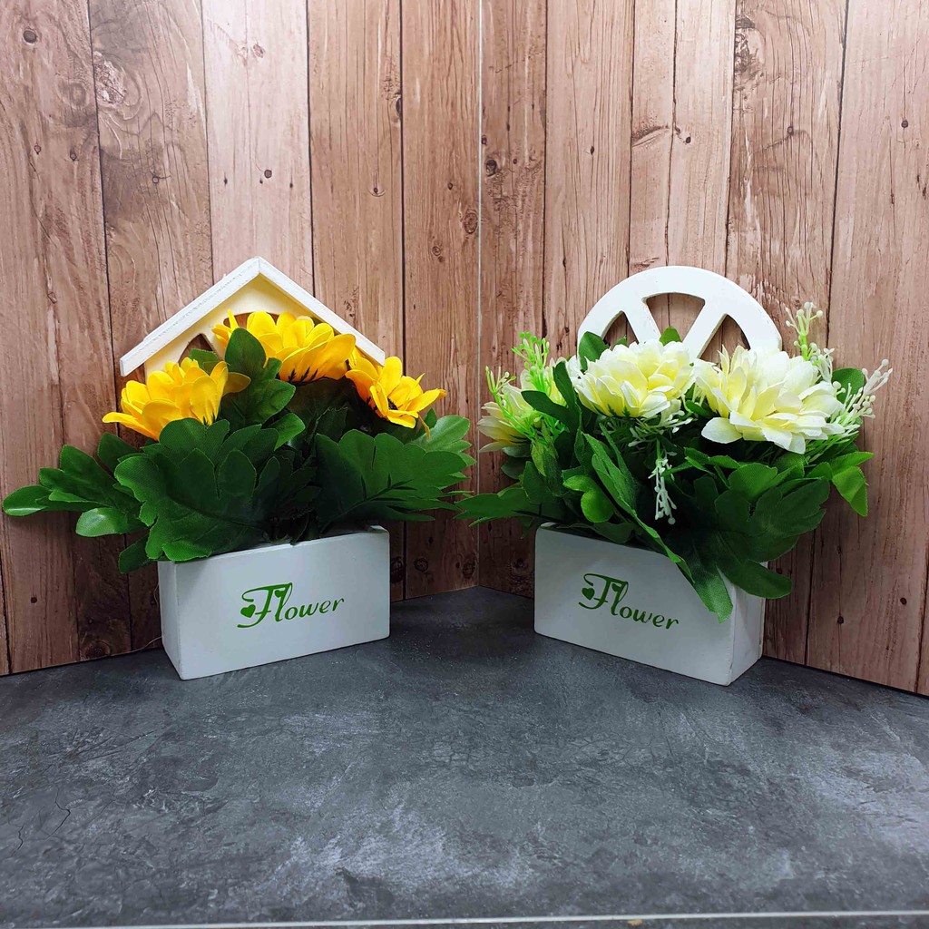 Jual Hiasan Bunga Gantung Alternatif 1/ Bunga Dinding/ Bunga Plastik ...